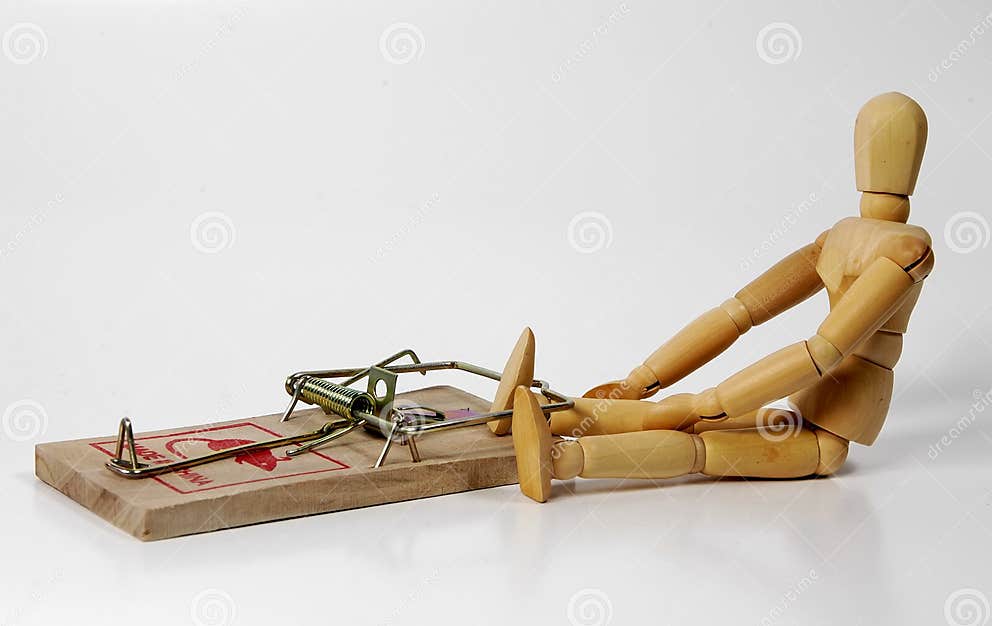 Trapped stock image. Image of dummy, mousetrap, abstract - 40195