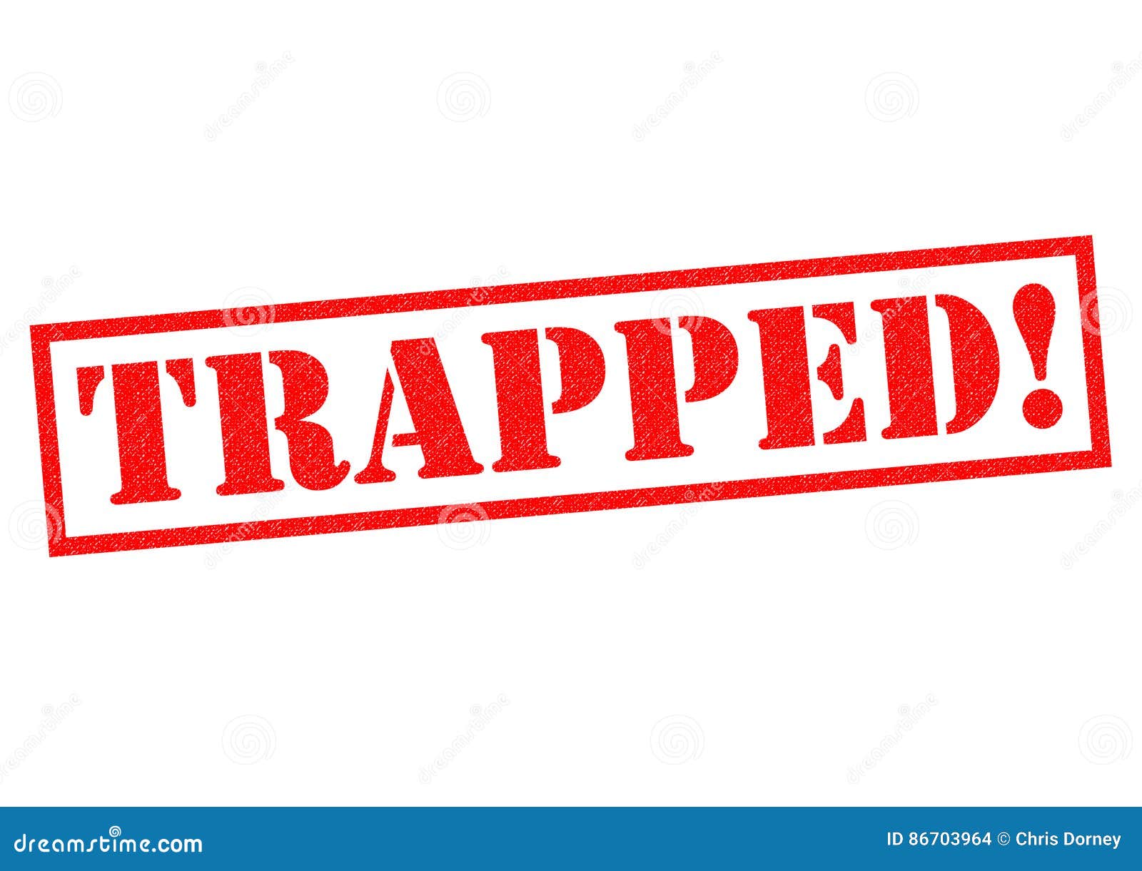 TRAPPED! stock illustration. Illustration of enclose - 86703964
