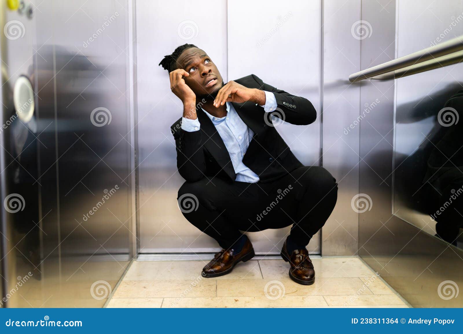 Trapped Or Stuck Inside Elevator Stock Photo | CartoonDealer.com #223798134