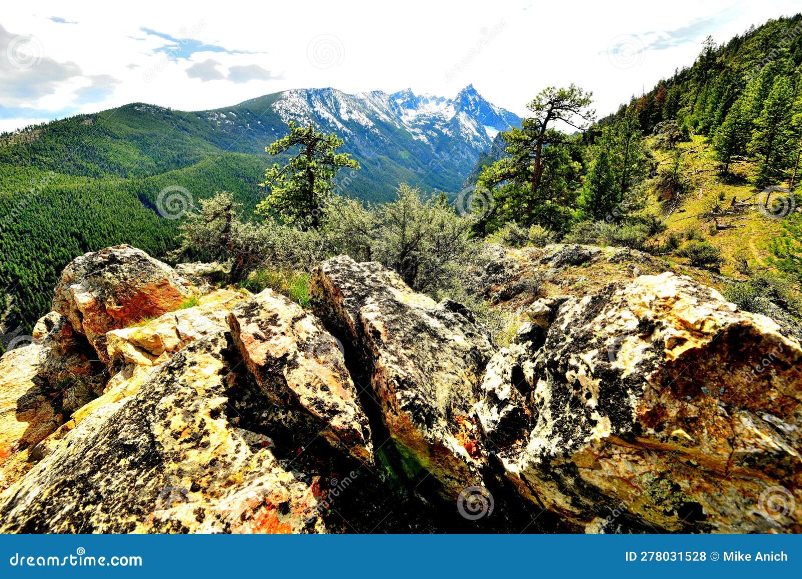 Trapper Peak, Bitterroot Mountains, Montana. Stock Photo - Image of ...