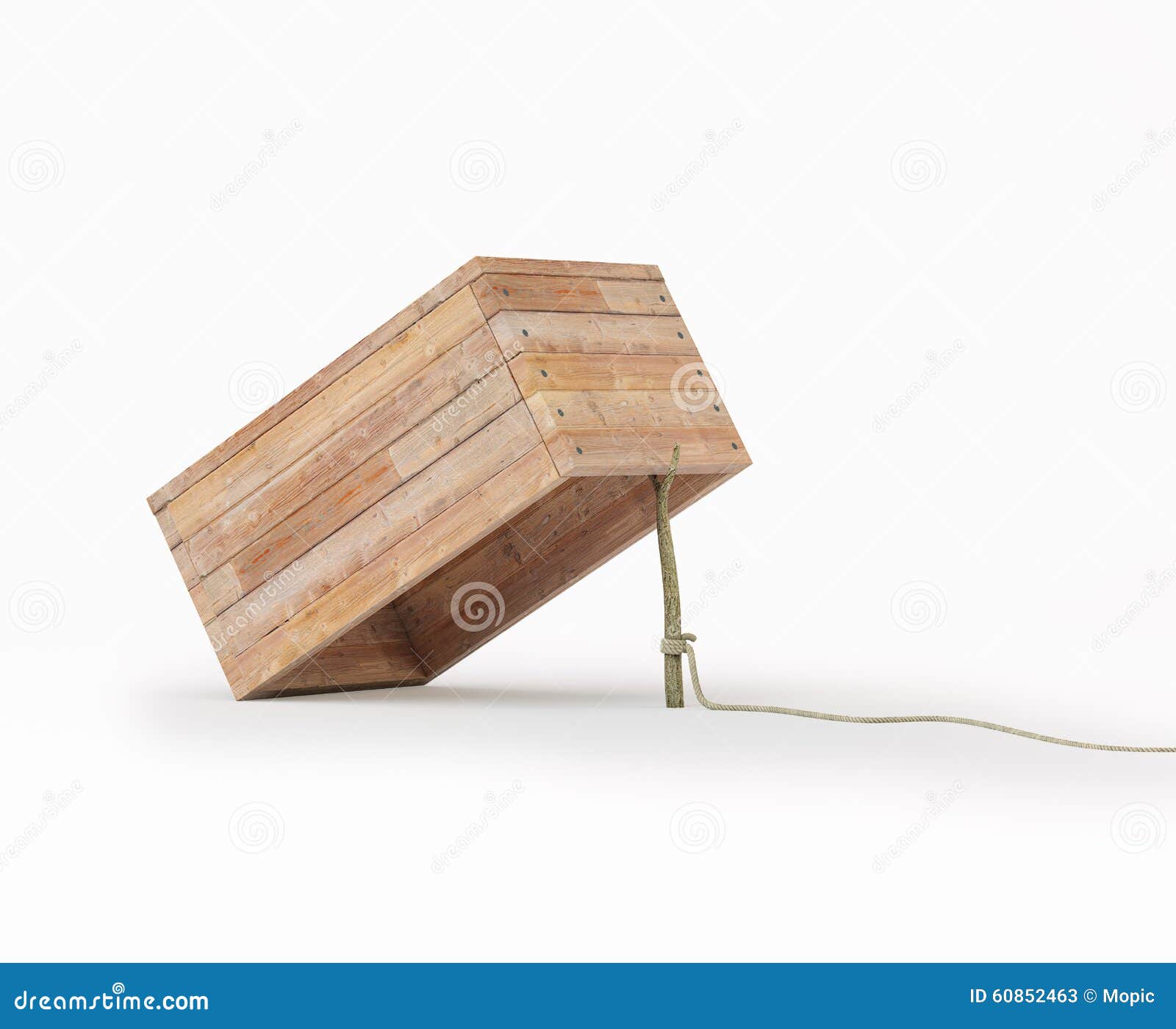 Trappola della scatola immagine stock. Immagine di elimini - 60852463