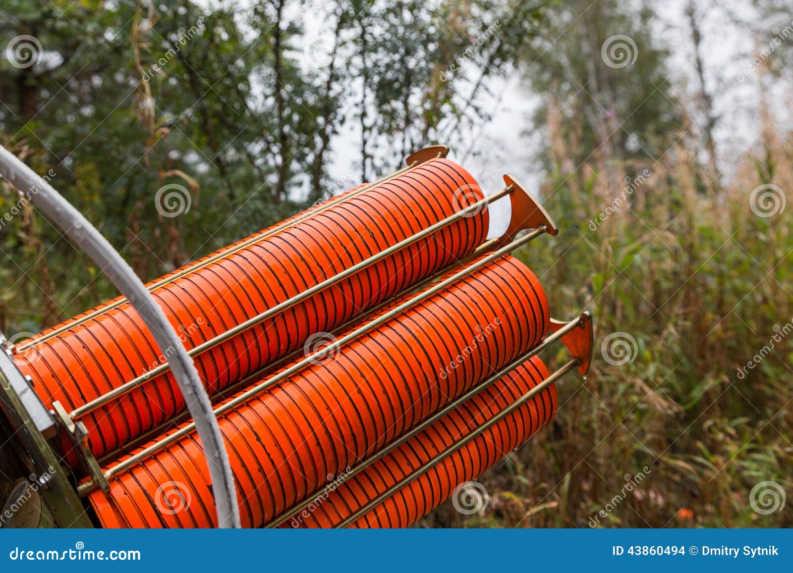 Traps Machine for Shooting-ground Training Stock Photo - Image of ...