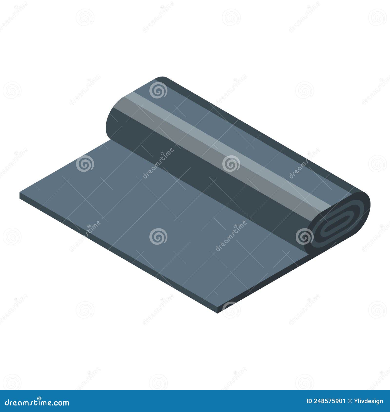 Trash Bag Roll Icon Isometric Vector. Garbage Bin Stock Illustration ...