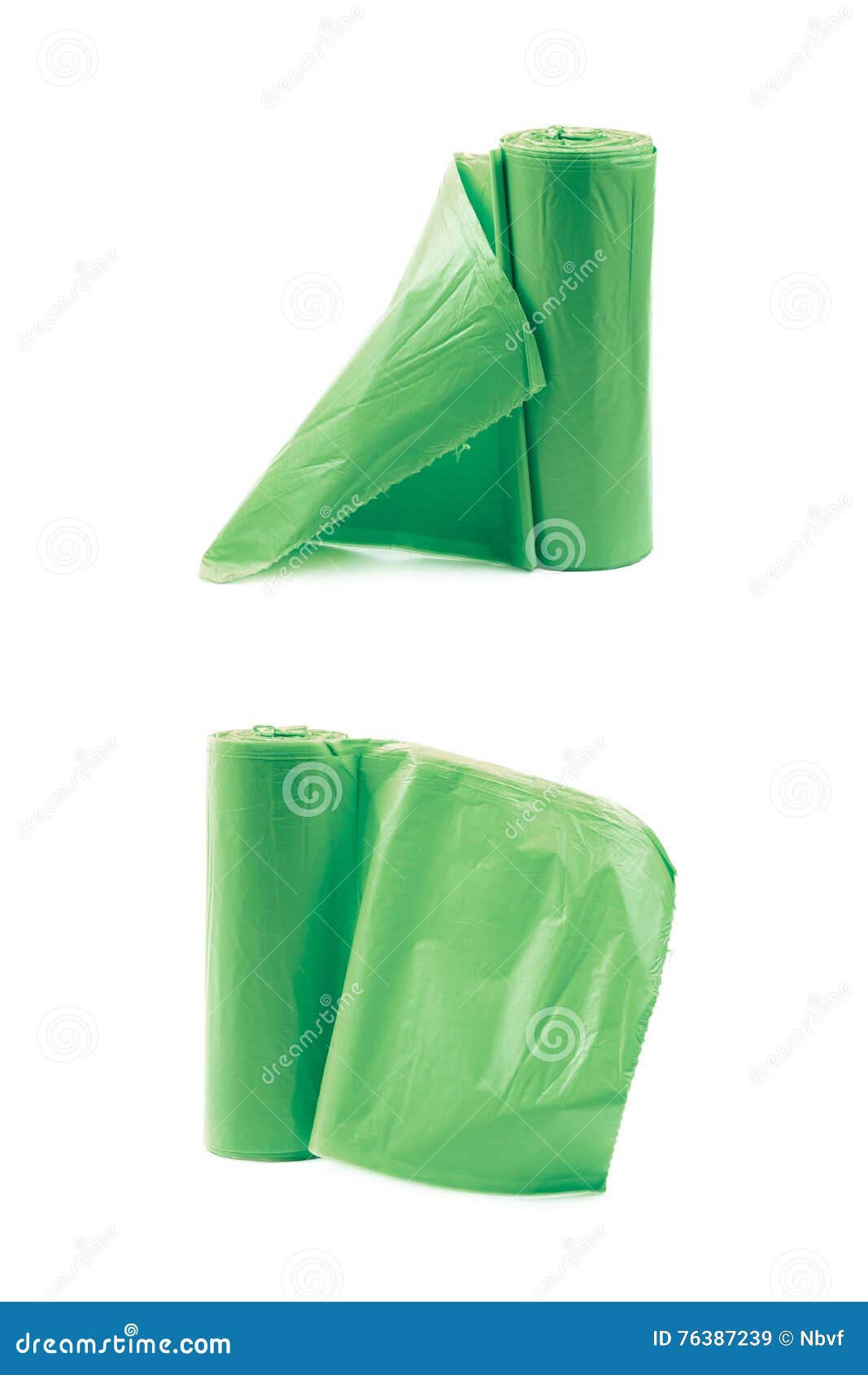 Trash bag roll isolated stock image. Image of gray, sanitary - 76387239