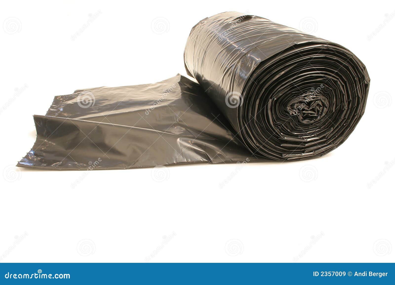 Trash bags rolled up stock image. Image of dustbin, recycle - 2357009