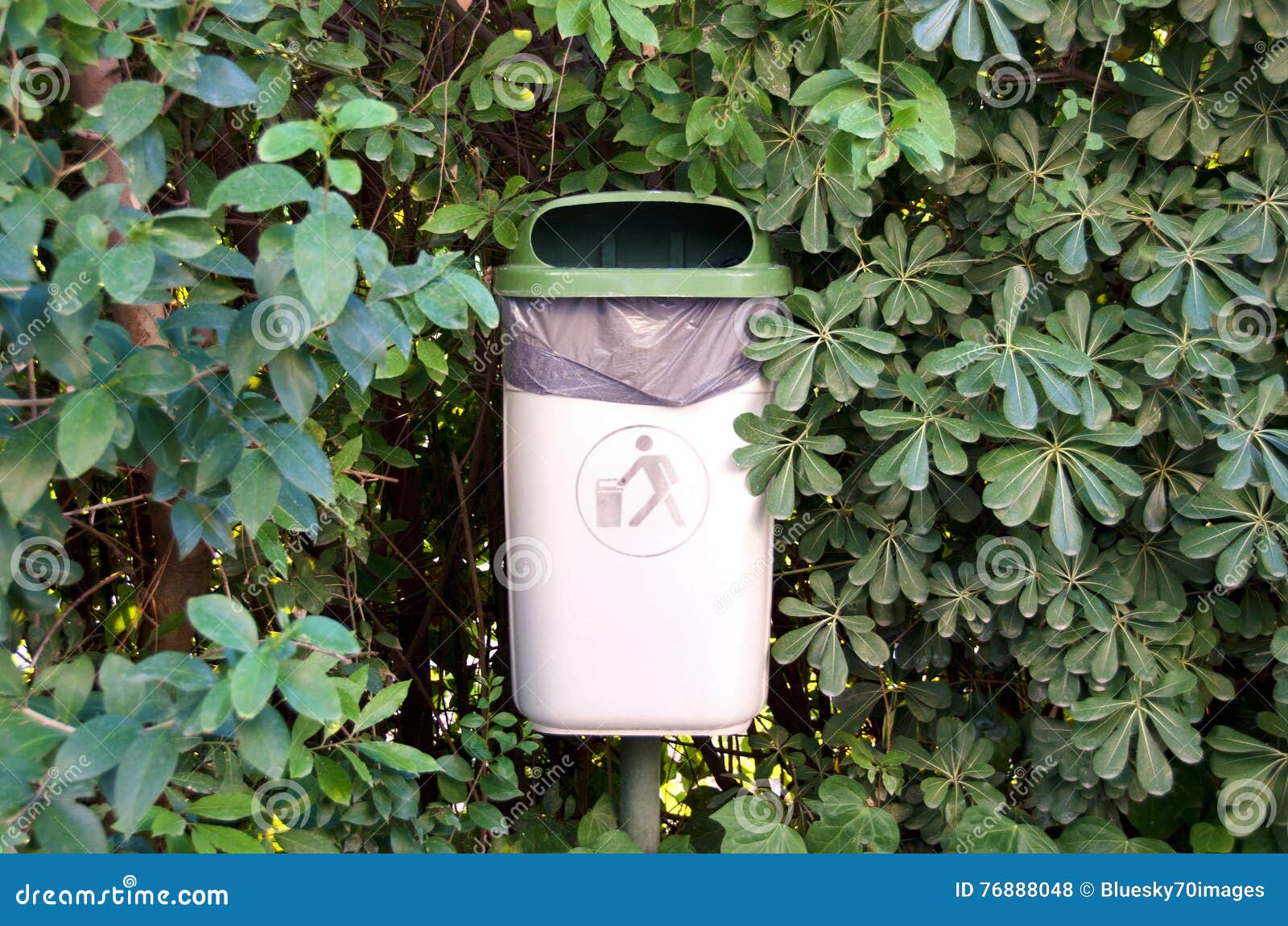 Trash bin stock photo. Image of disposal, environmental - 76888048