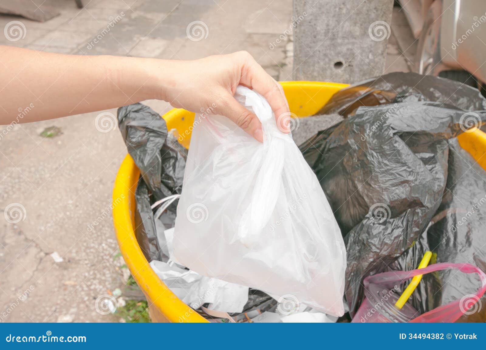 Trash bin stock photo. Image of disposal, garbage, junk - 34494382