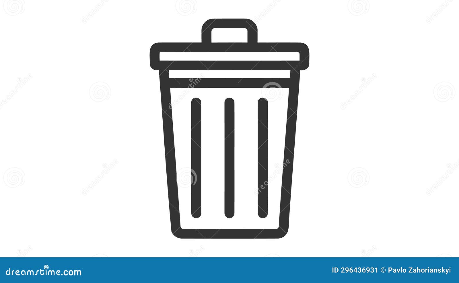 Trash Bin Icon Vector. Recycle Bin Icon Symbol Stock Vector ...