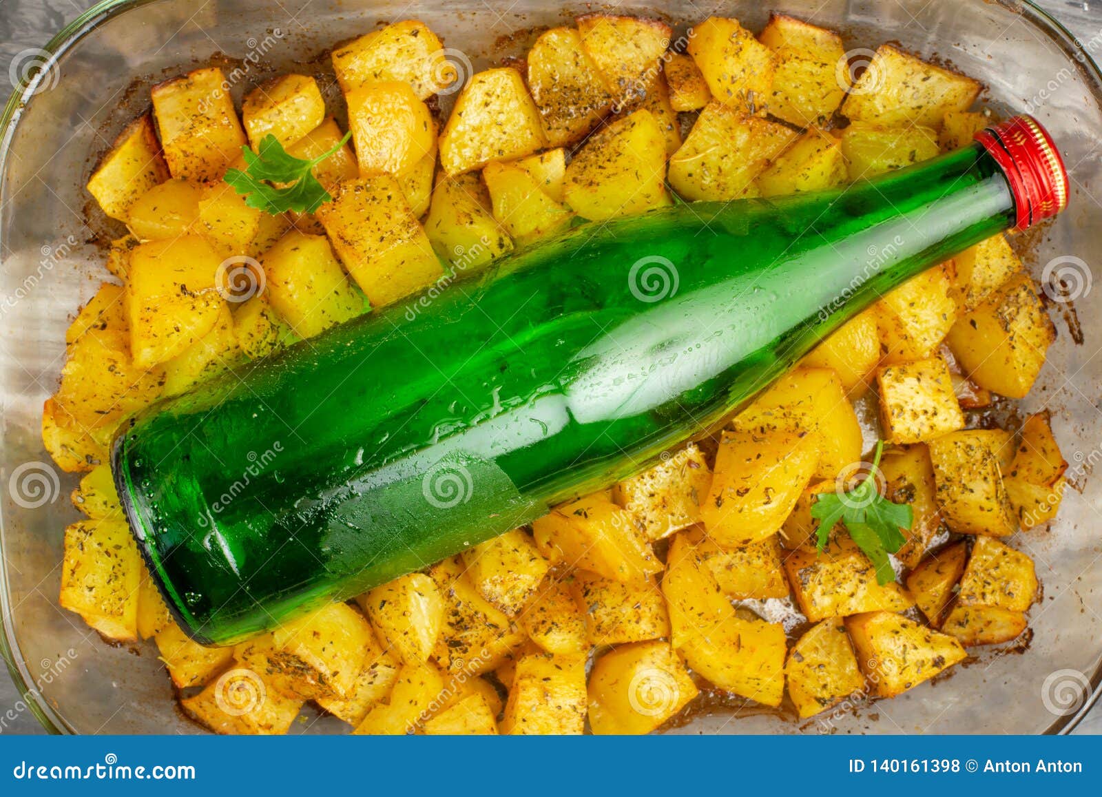 Trash Bottle in Potatoes, Environmental Pollution, Garbage, Dirt ...