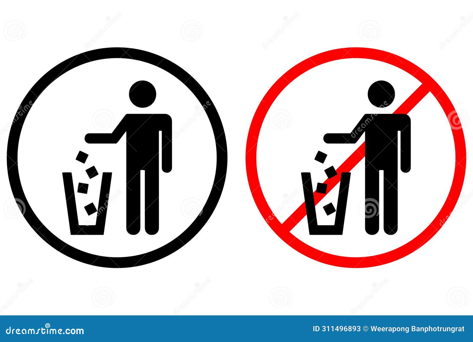 Trash Can Icon for Keep Clean of the Area, Delete Button on Technology ...