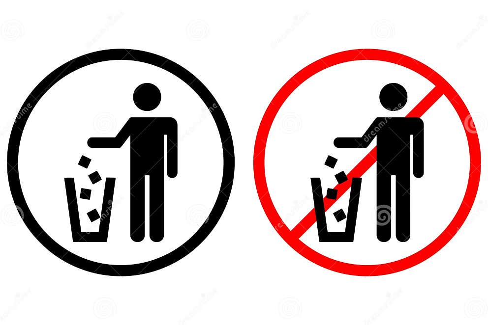 Trash Can Icon for Keep Clean of the Area, Delete Button on Technology ...