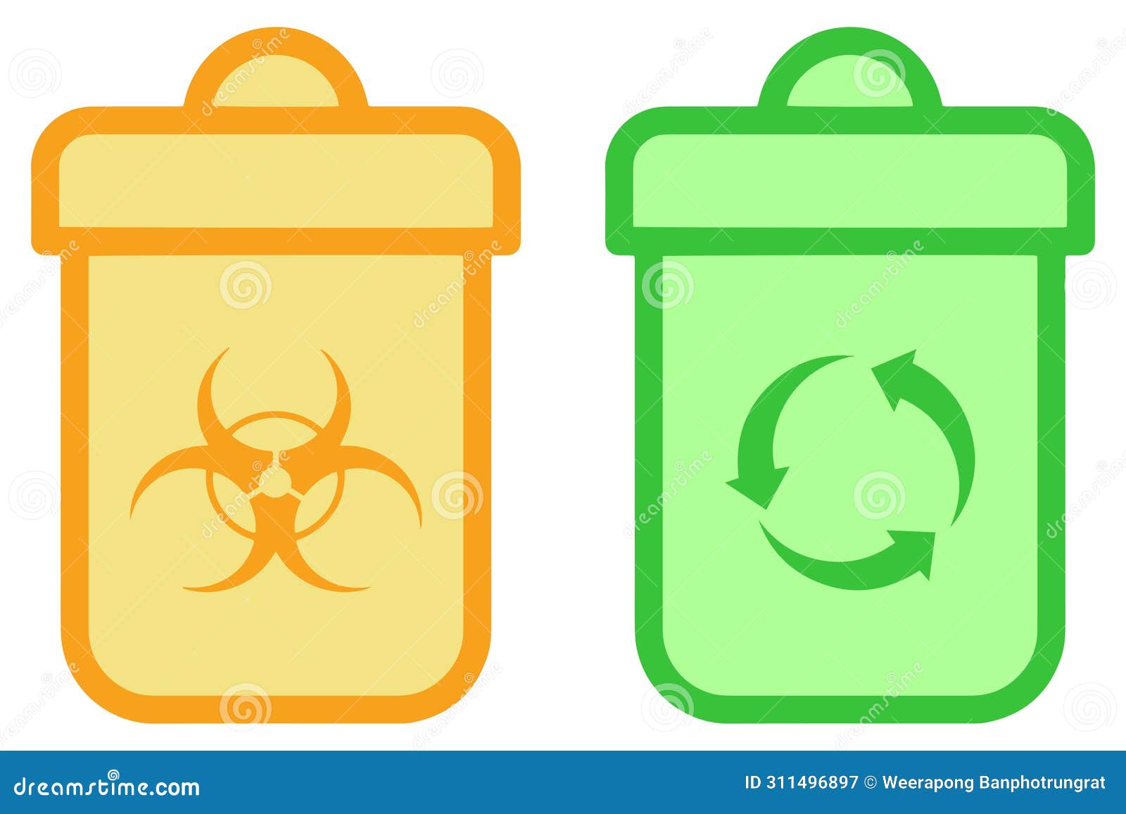 Trash Can Icon for Keep Clean of the Area, Delete Button on Technology ...