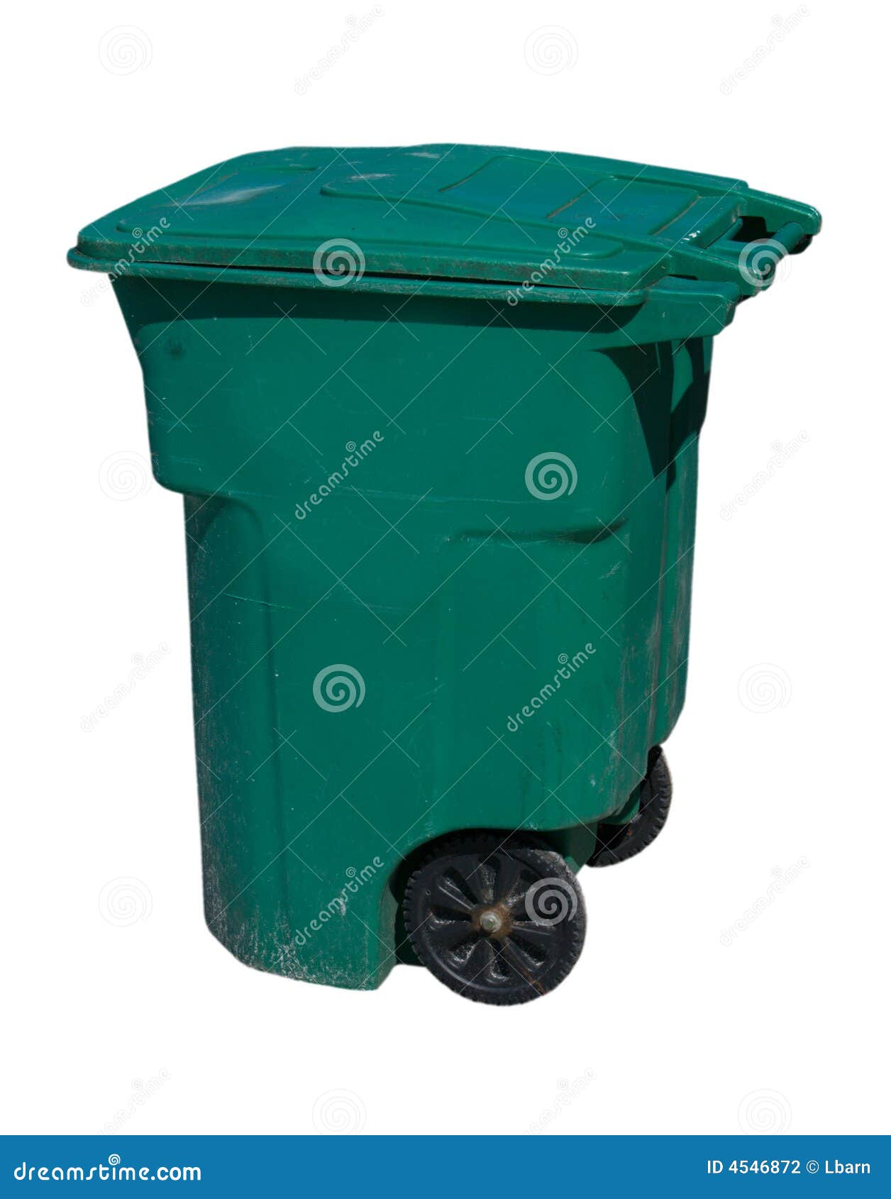 Trash can stock photo. Image of green, black, container - 4546872