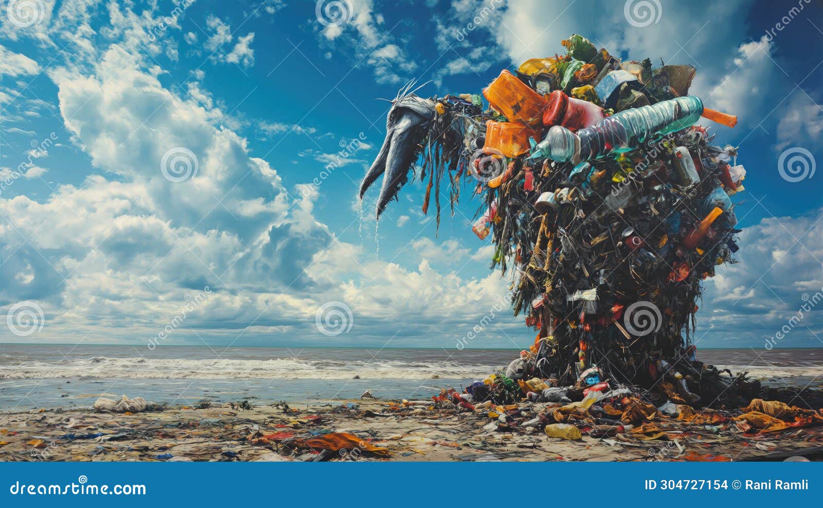 Trash abstract art stock photo. Image of wheelie, bottles - 304727154
