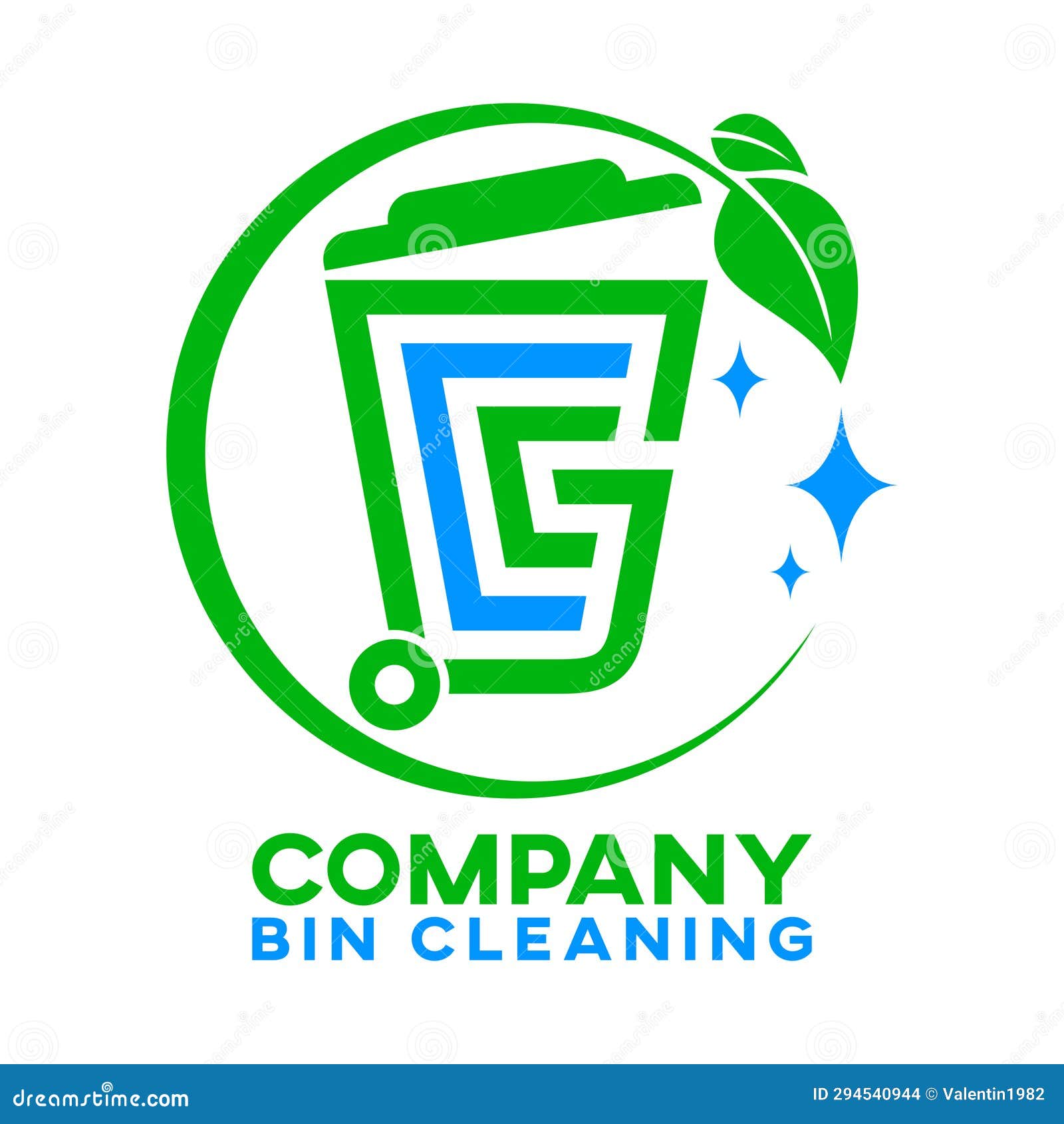 Trash Can Bin Cleaning Logo Stock Vector - Illustration of dirty, logo: 294540944