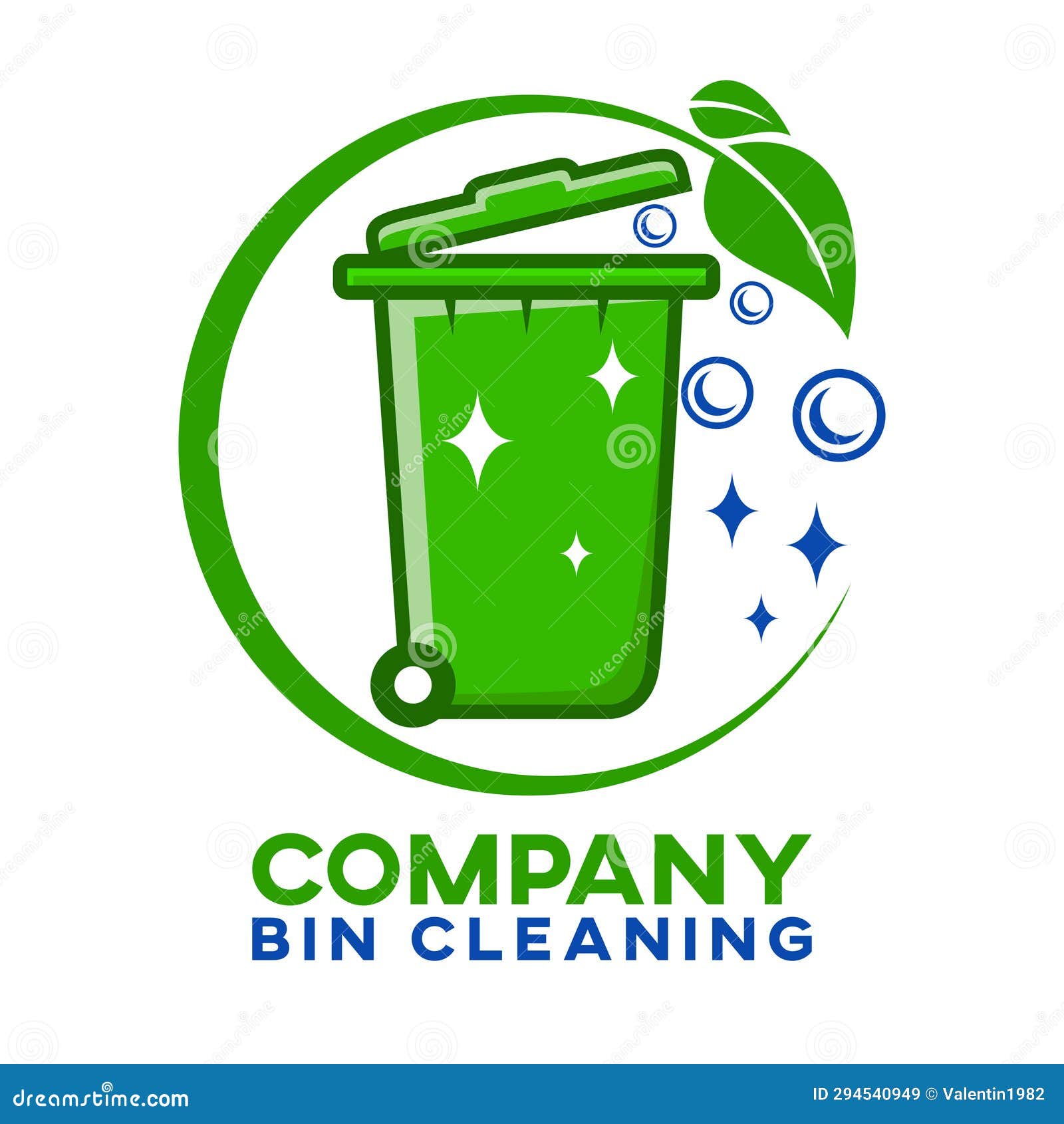 Trash Can Bin Cleaning Logo Stock Vector - Illustration of logo, basket ...