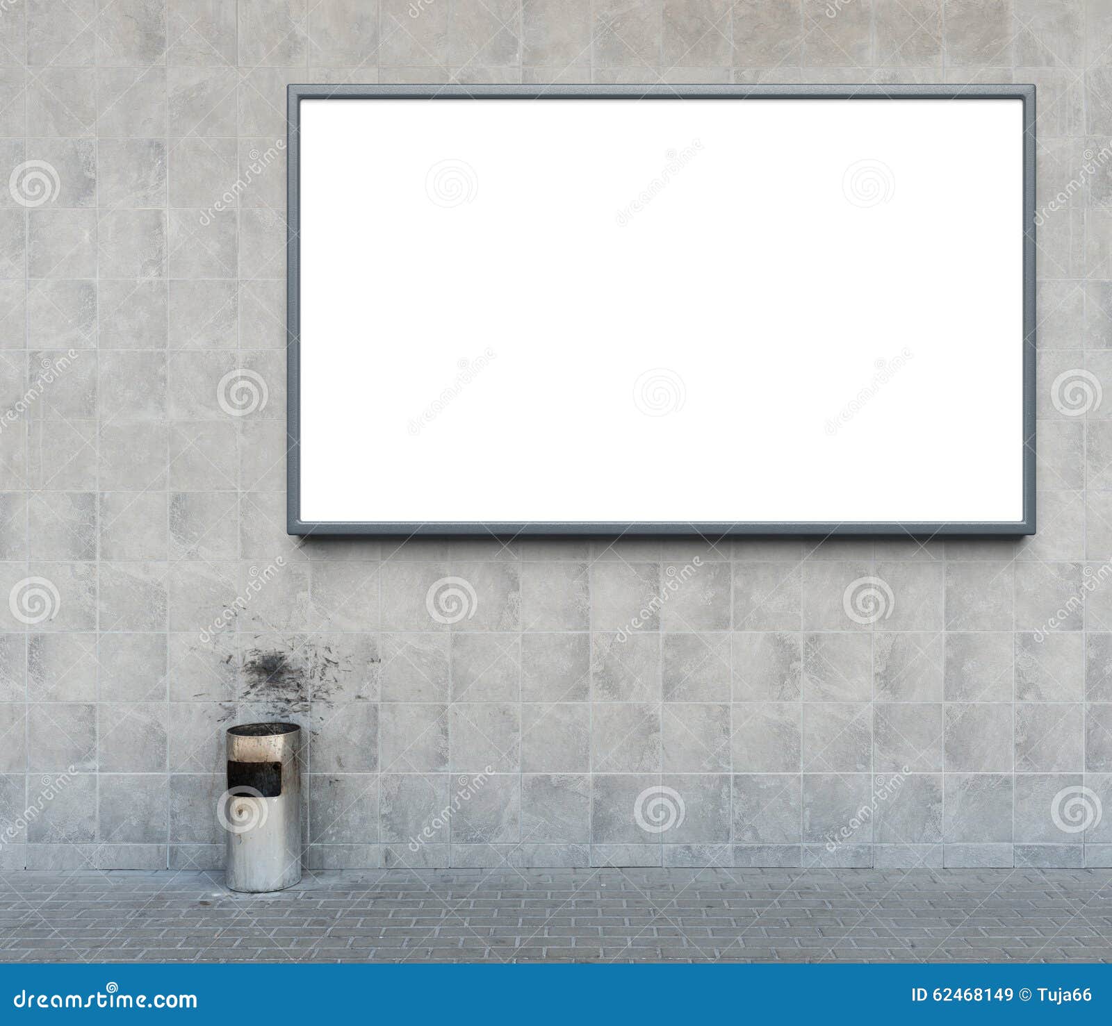 Trash can stock image. Image of dirty, habit, billboard - 62468149