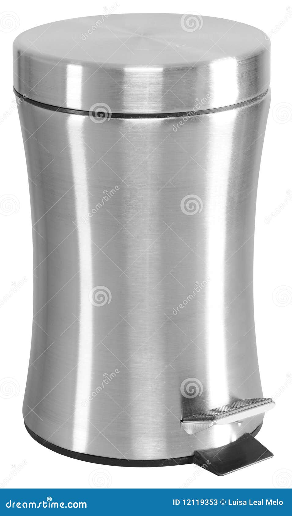 Trash can. Isolated stock image. Image of closed, garbage - 12119353
