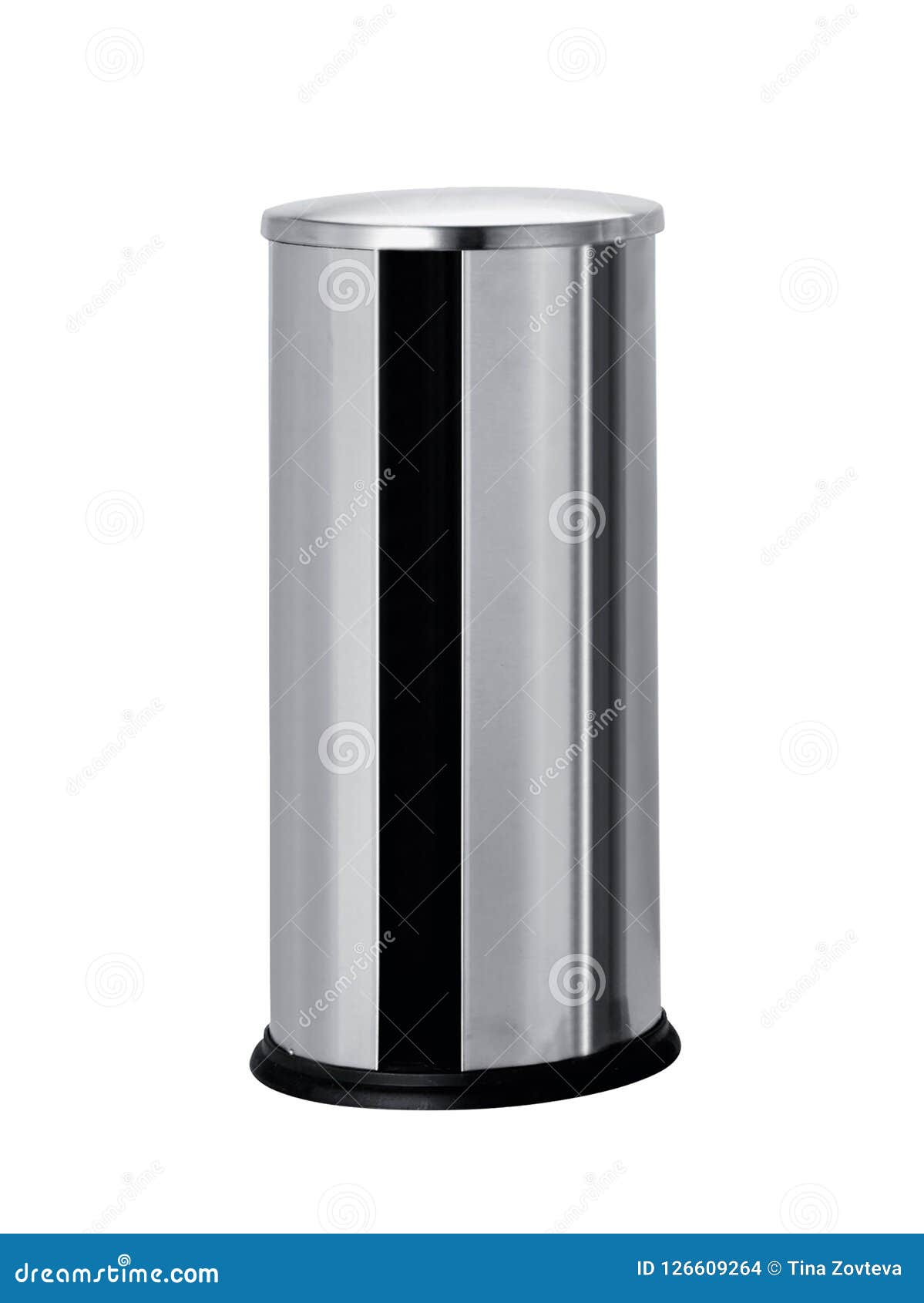 Trash can isolated stock photo. Image of wastepaper - 126609264