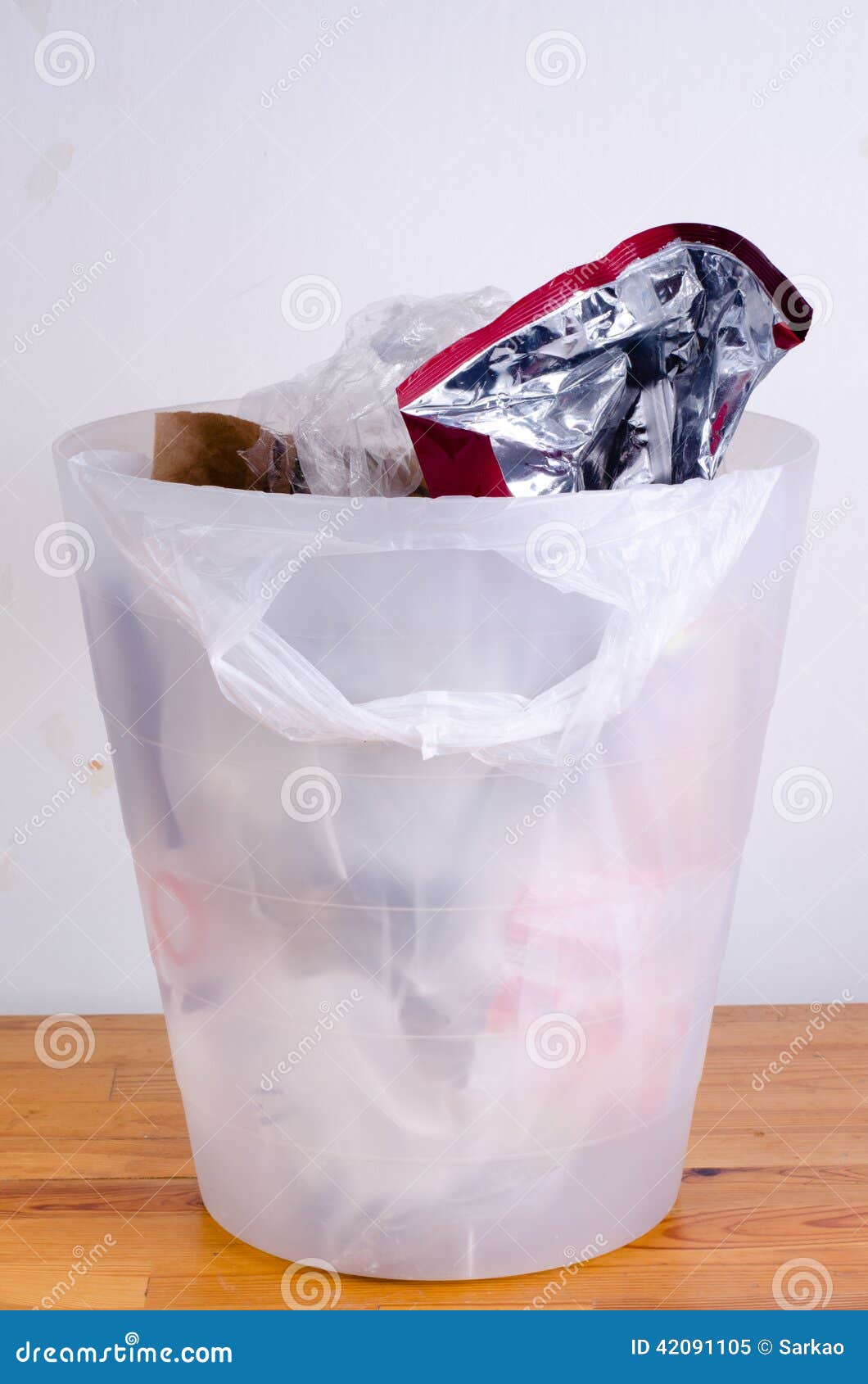 Trash can stock image. Image of storage, wastepaper, plastic - 42091105