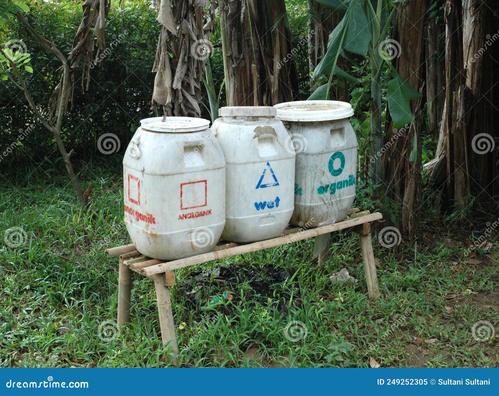 Trash Cans are Labeled According To the Type of Waste that is ...