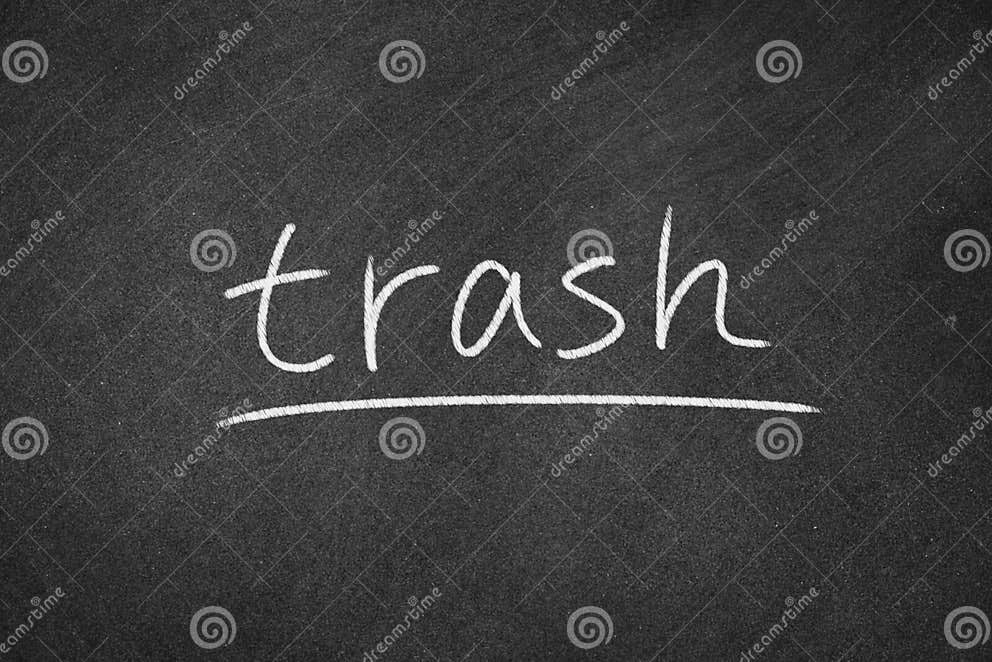 Trash stock image. Image of concept, education, abstract - 165086639