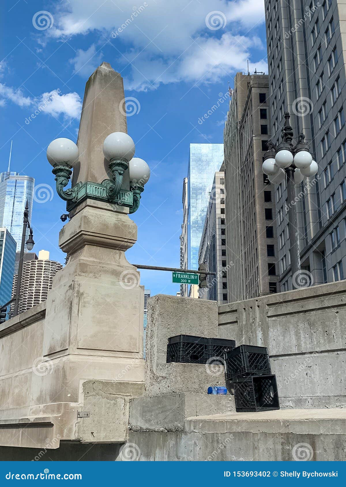 Trash of Crates and Empty Plastic Bottle Discarded on the Ledge ...