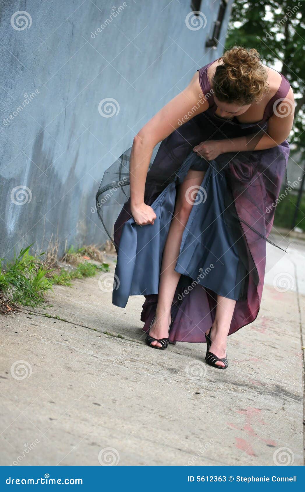 Trash the Dress stock image. Image of formal, beautiful - 5612363