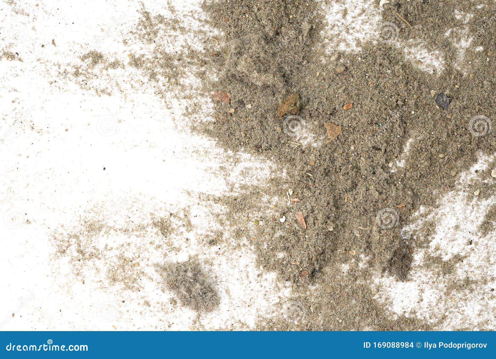 Trash, Dust, Dirt on a White Background Closeup. Texture of Garbage ...