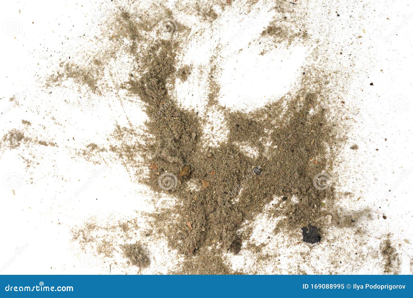 Trash, Dust, Dirt on a White Background Closeup. Texture of Garbage ...