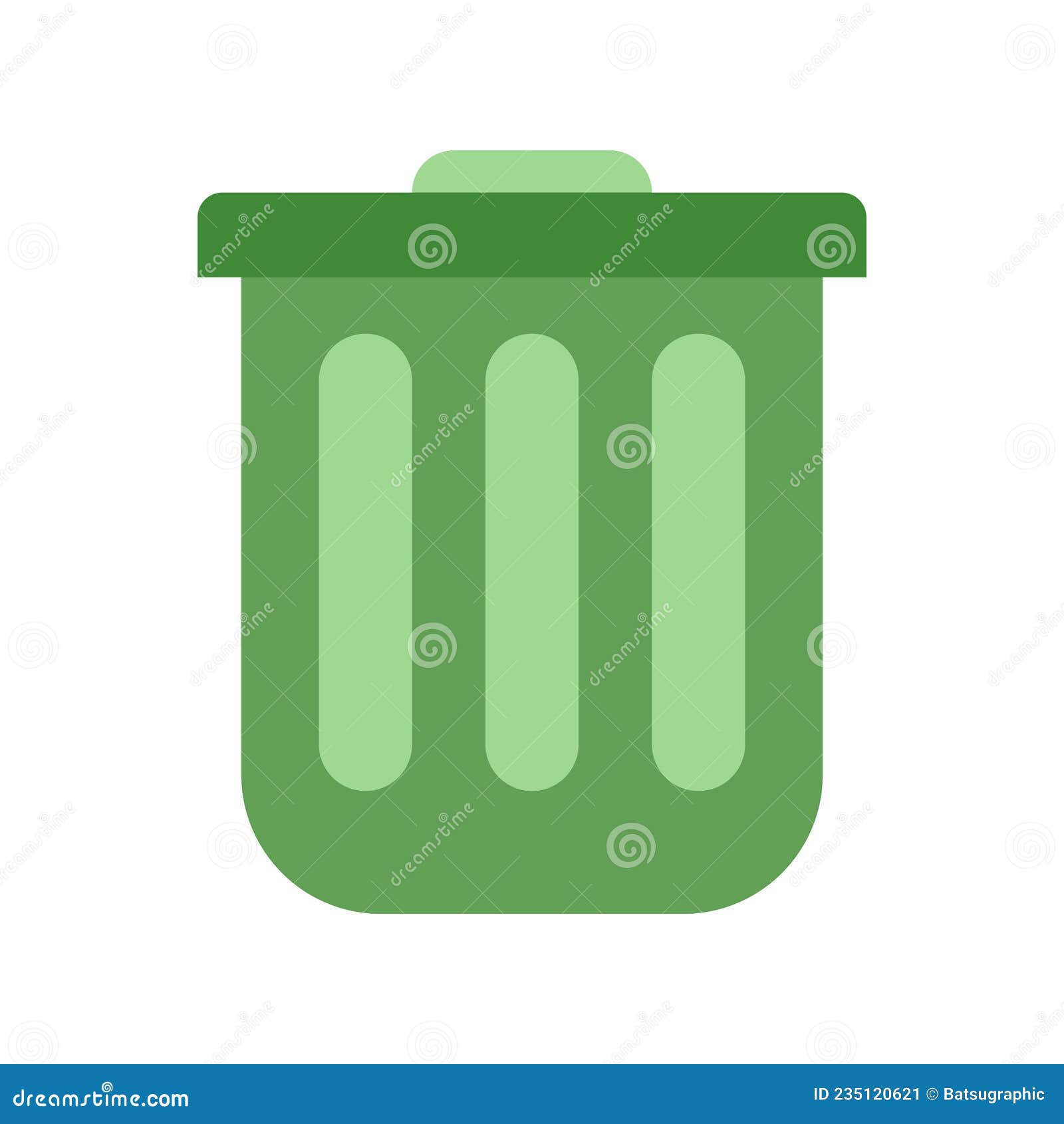 Trash Flat Clipart Vector Illustration Stock Vector - Illustration of ...