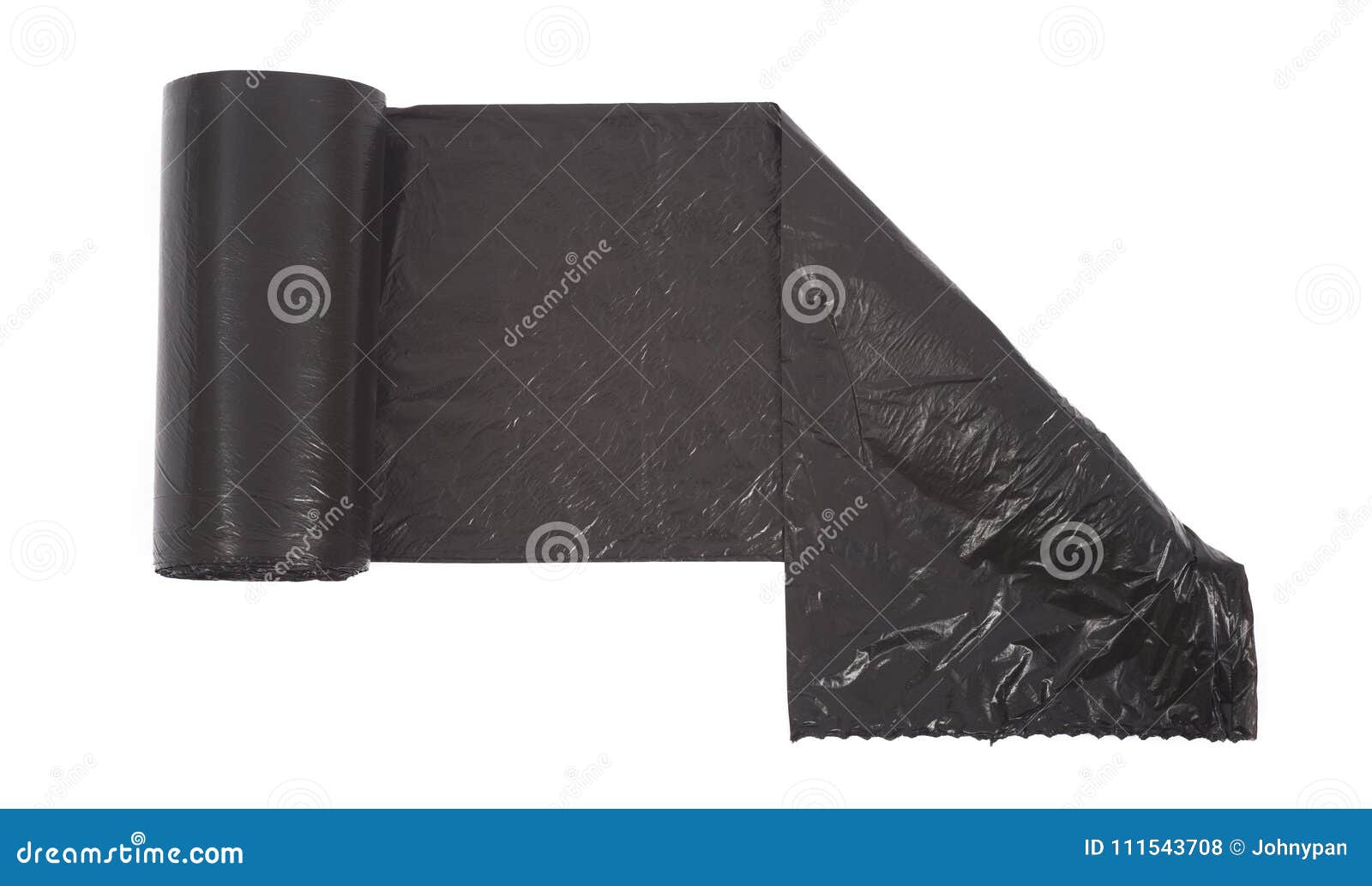 Trash or Garbage Bag Rolled Stock Photo - Image of plastic, closeup ...