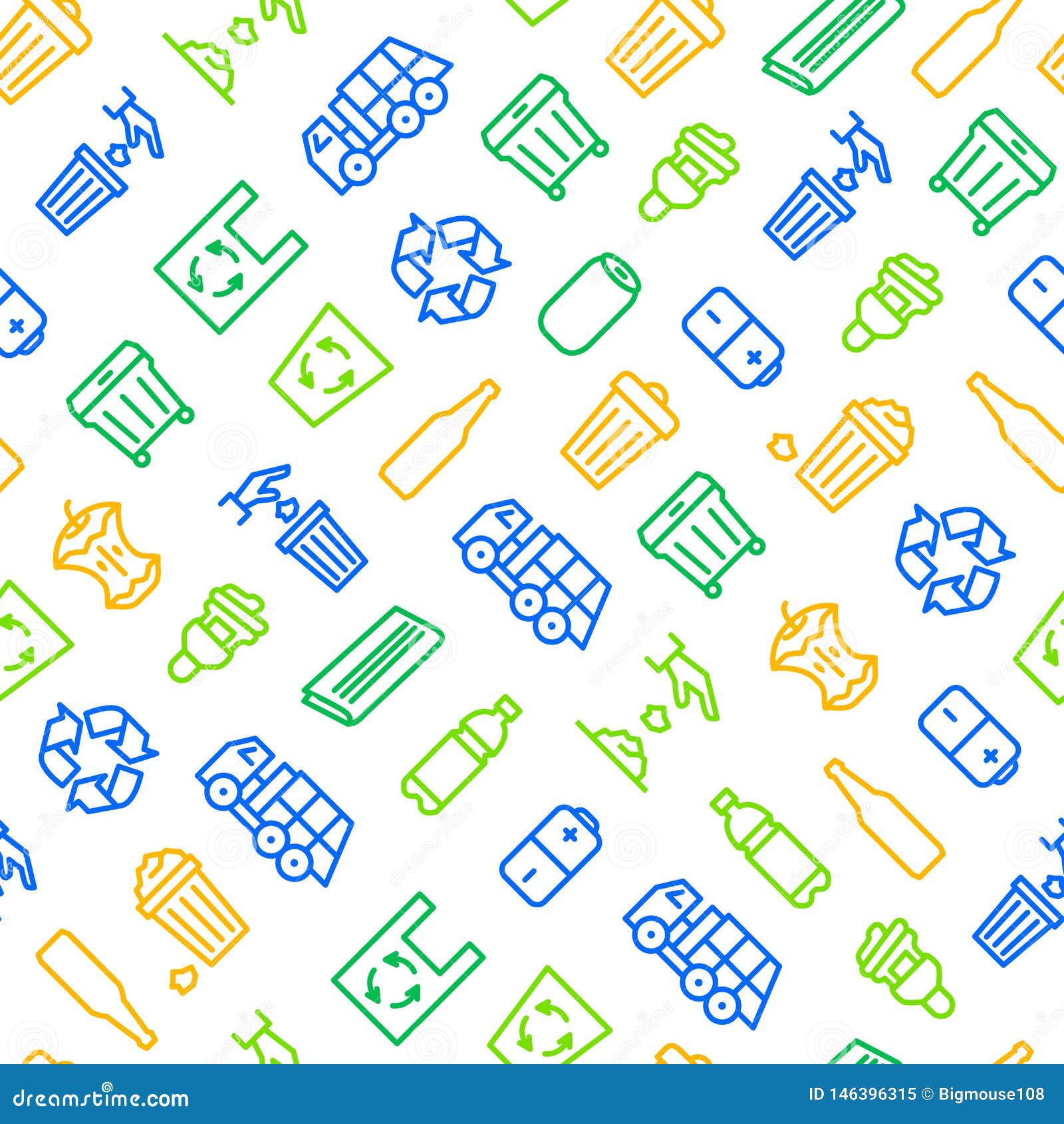 Trash Pattern Stock Illustrations – 11,455 Trash Pattern Stock ...