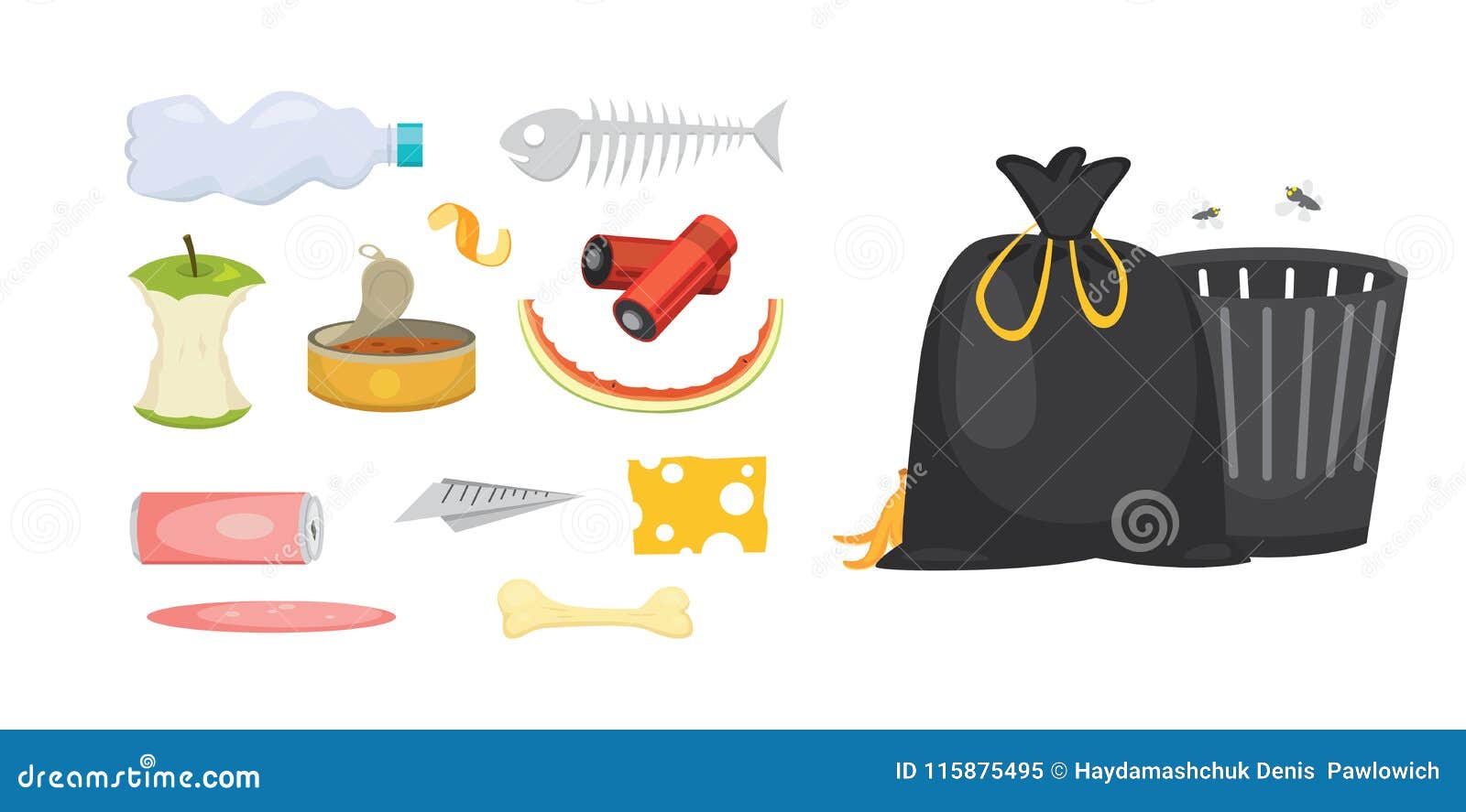 Biodegradable, Plastic Free Icon - Compostable Product Label Cartoon ...