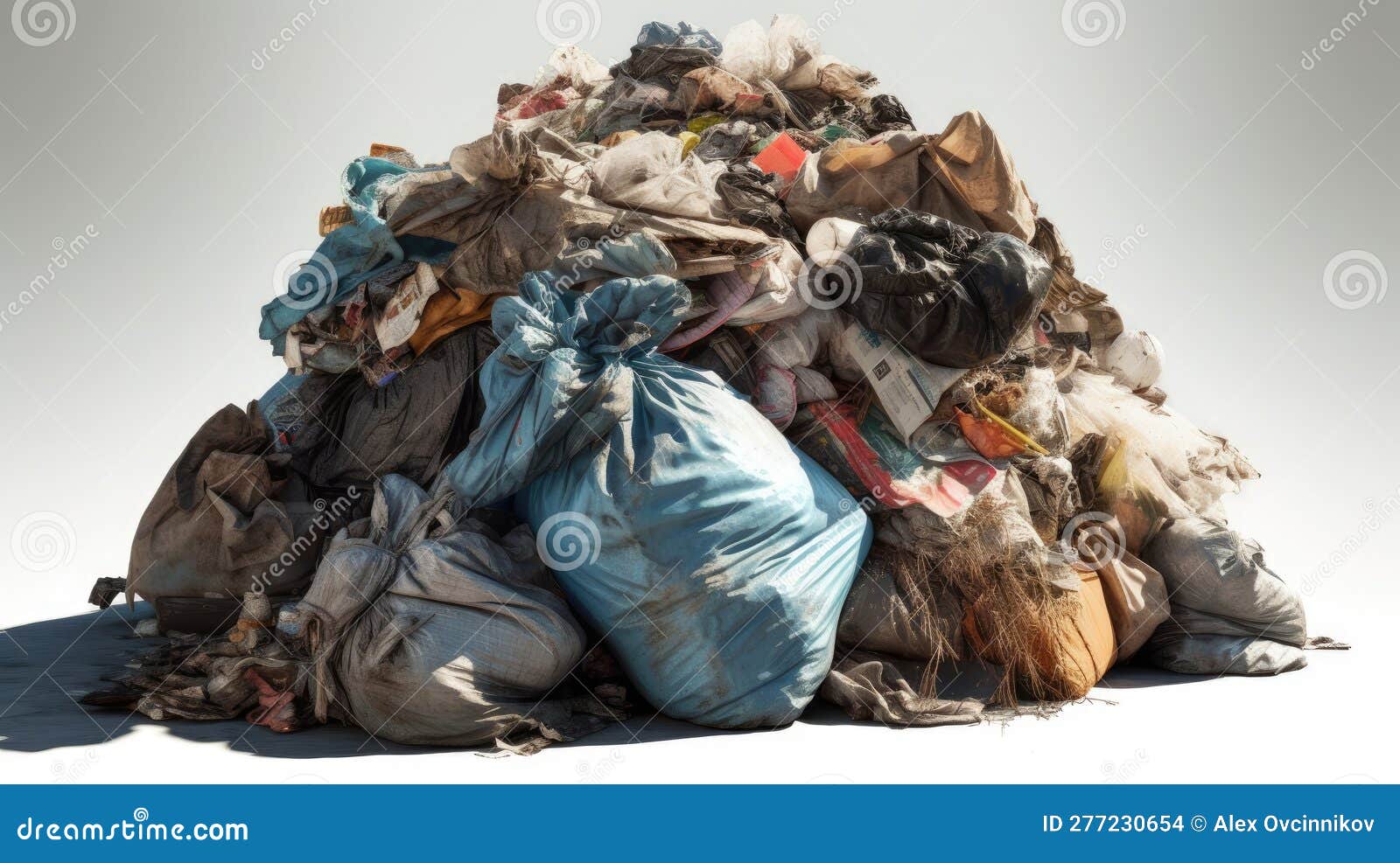 Trash Heap: a Creative Stock Image for Environmental Campaigns. Stock ...