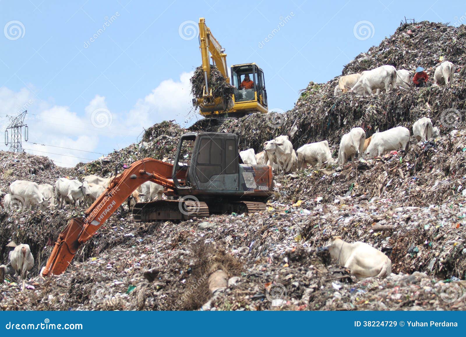The trash hill editorial stock image. Image of natural - 38224729