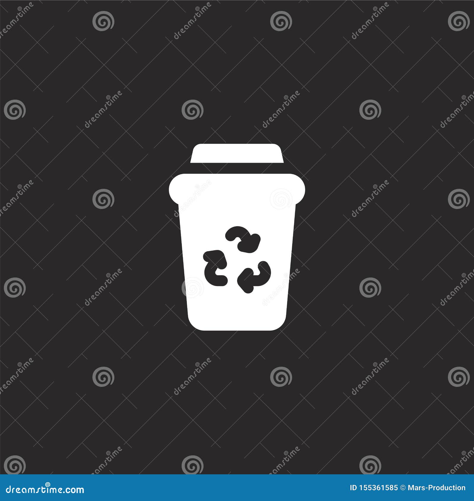 Trash Icon. Filled Trash Icon for Website Design and Mobile, App ...