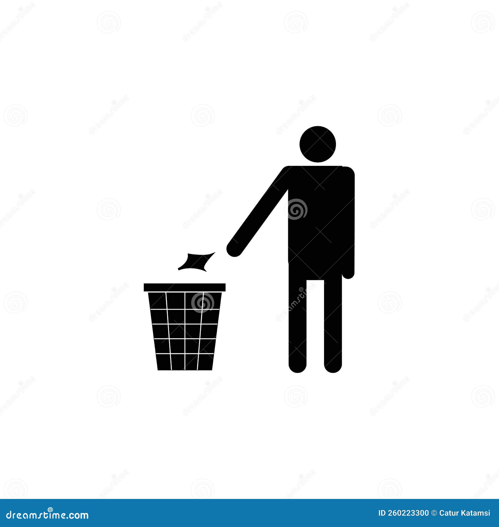 Trash icon logo vector stock illustration. Illustration of office ...