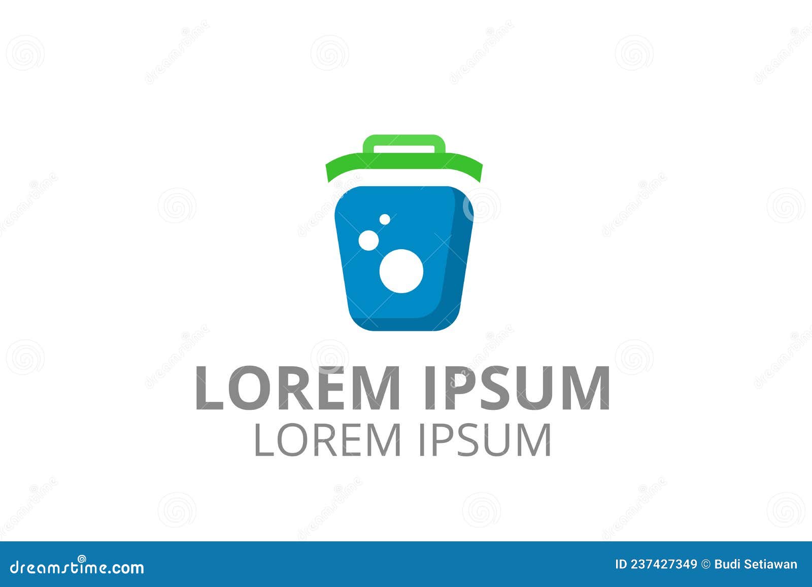 Trash logo stock vector. Illustration of environmental - 237427349