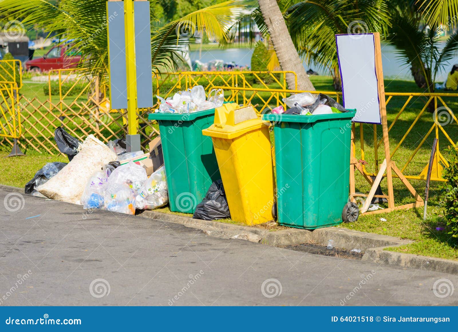 Trash and midden stock photo. Image of urban, green, plant - 64021518