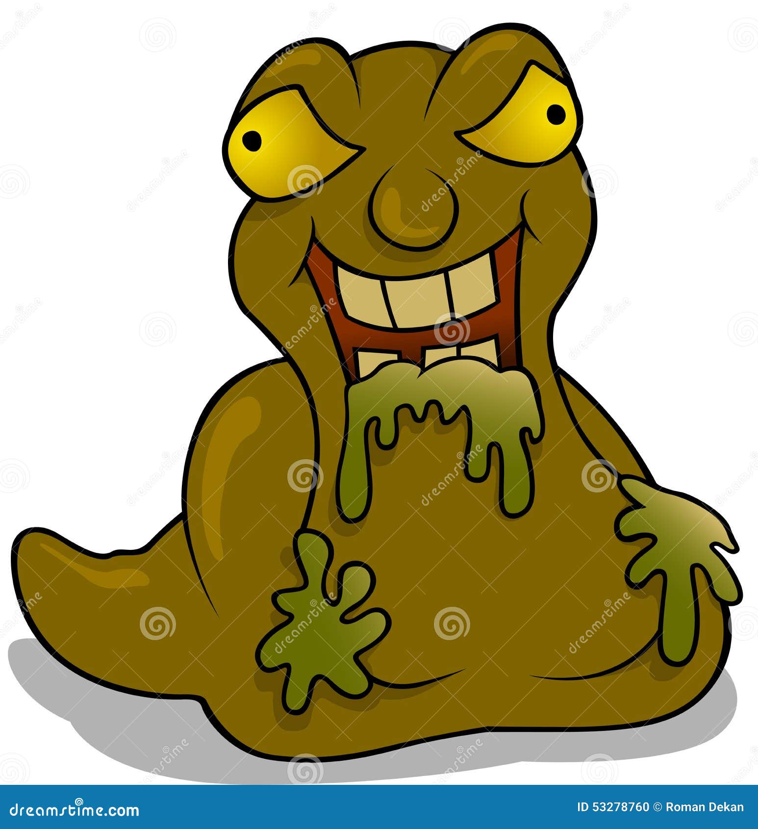 Trash Monster stock vector. Illustration of rubbish, distasteful - 53278760