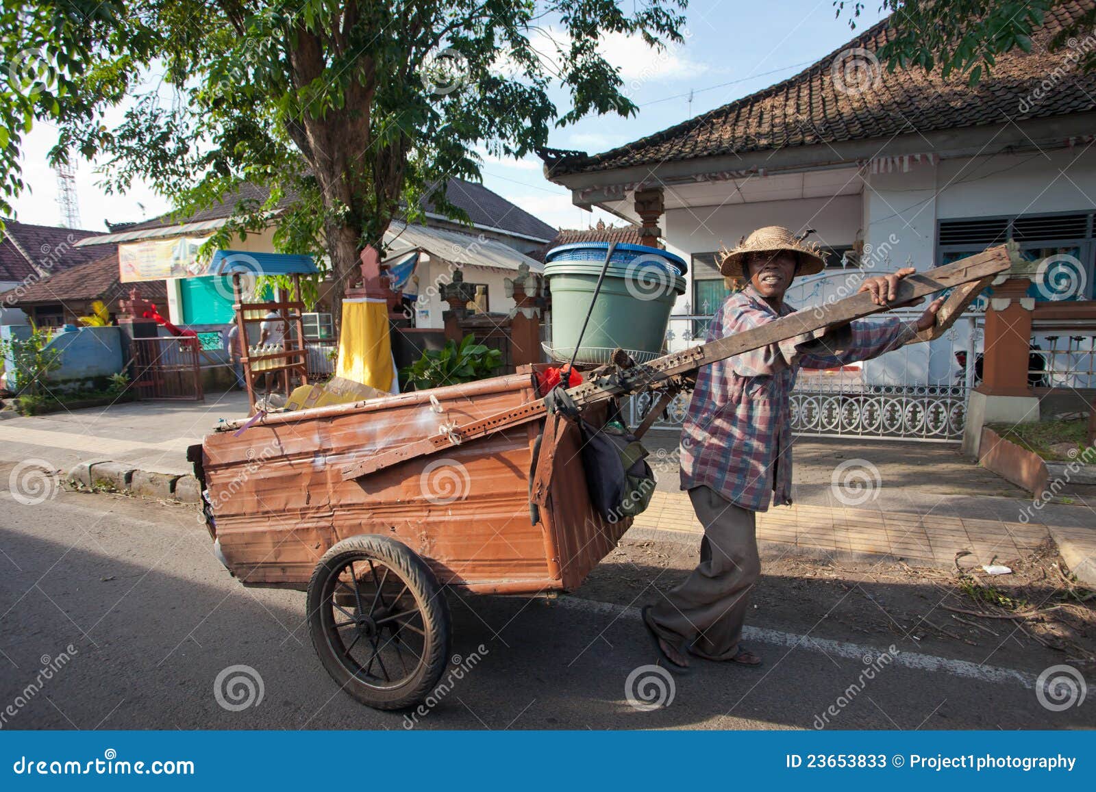 Trash scavenger editorial stock photo. Image of indonesia - 23653833