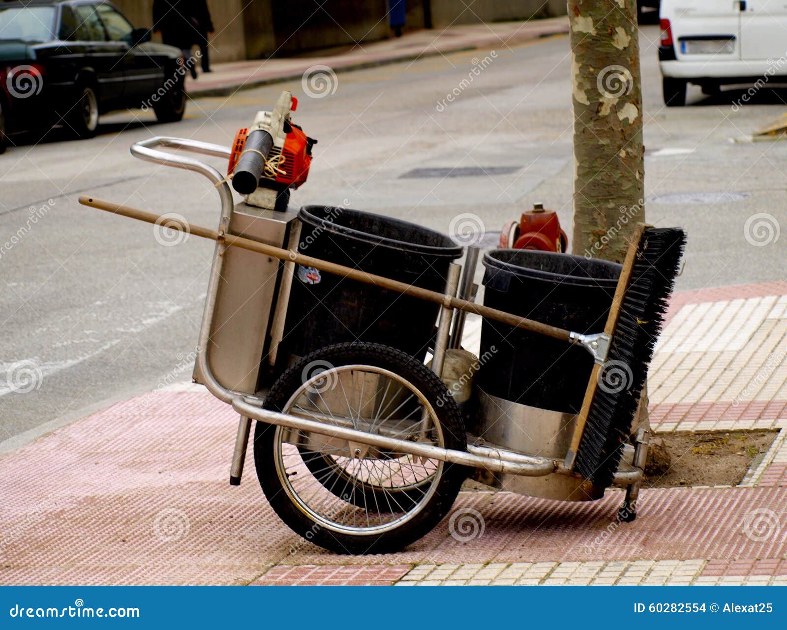 Trash trolley stock photo. Image of environment, conservation - 60282554
