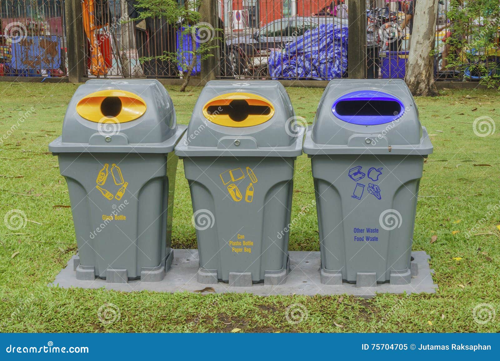 Trash and waste types stock image. Image of collection - 75704705