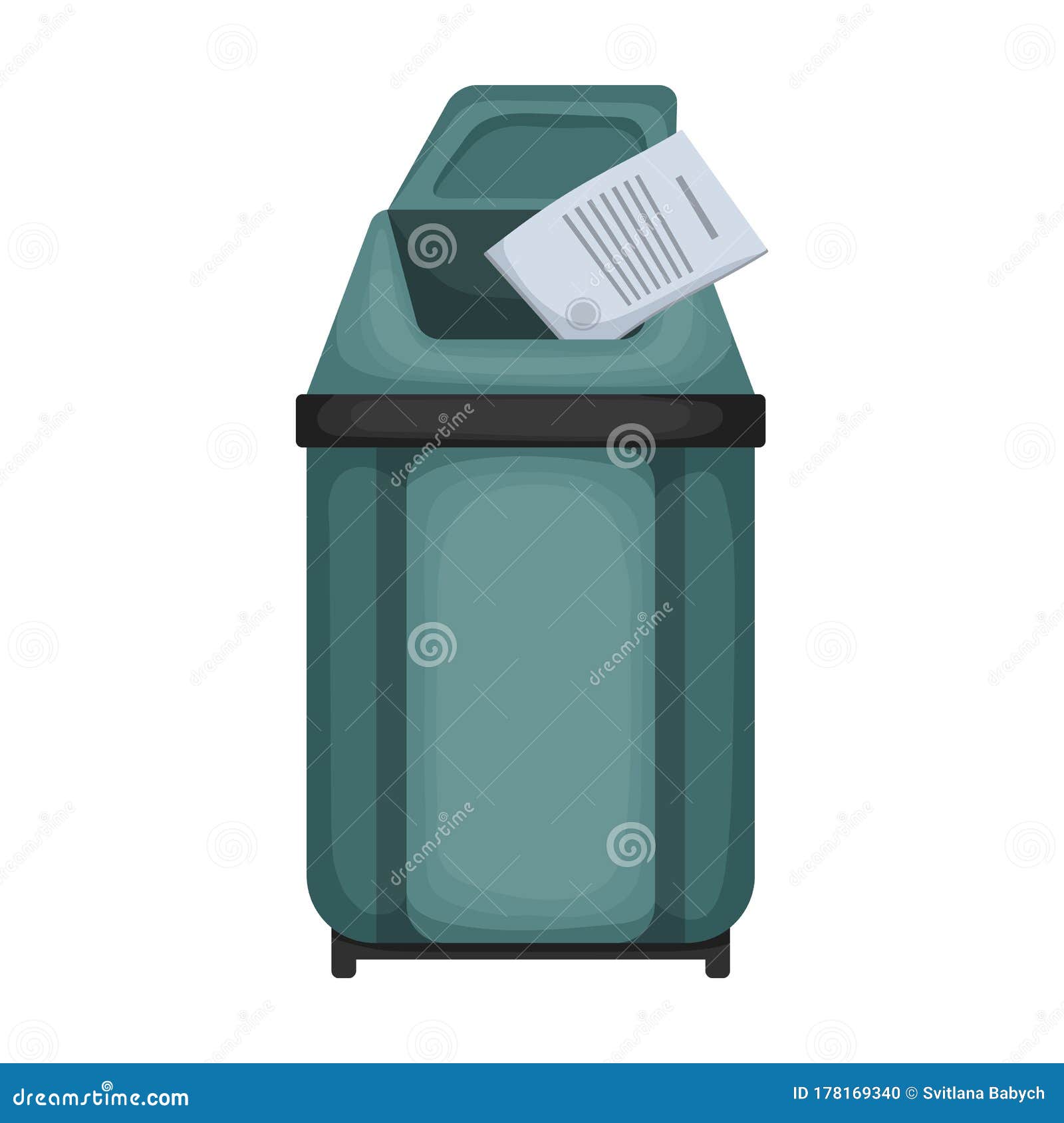 Trashcan Vector Icon.Cartoon Vector Icon Isolated on White Background ... Trashcan Vector Icon.Cartoon Vector Icon Isolated on White Background ...