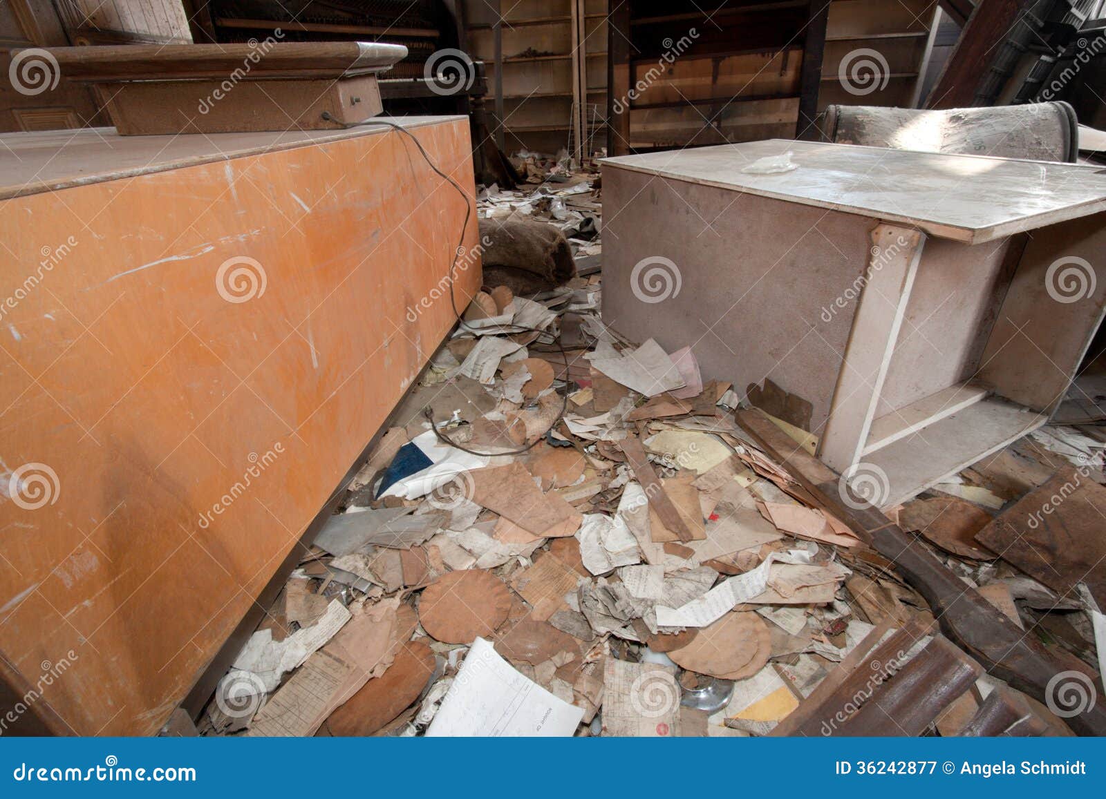 Trashed Messy Room Stock Photography | CartoonDealer.com #36242906