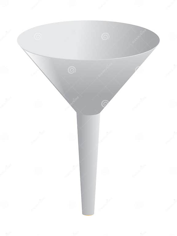 Tratt vektor illustrationer. Illustration av pyrex, hälla - 16014761