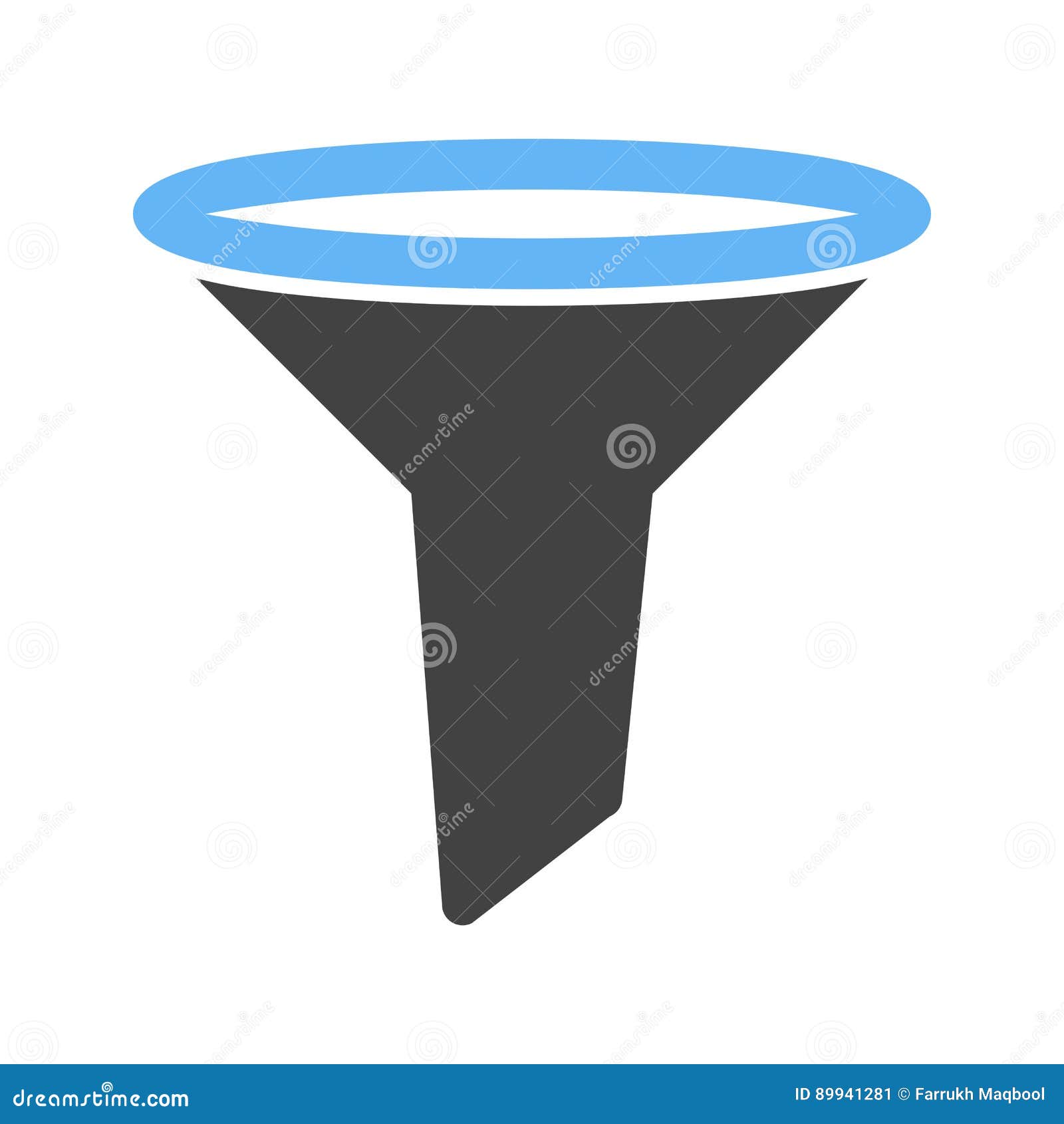 Tratt vektor illustrationer. Illustration av utformning - 89941281