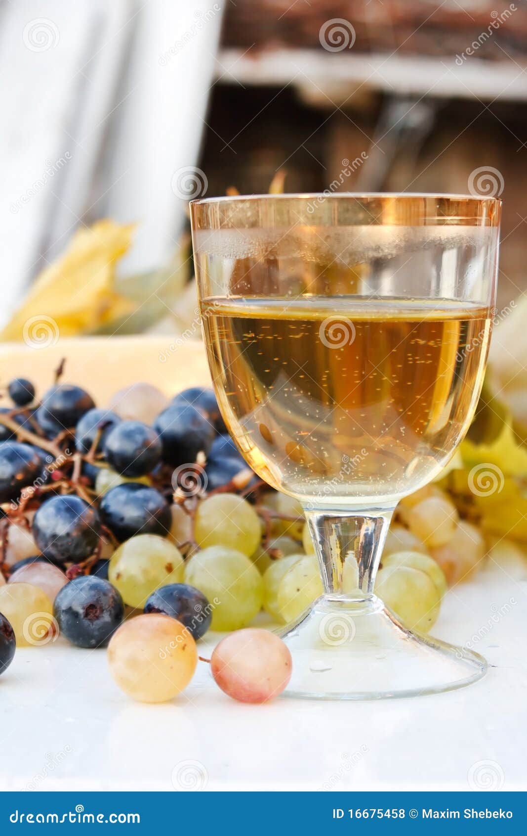 Trauben und Wein stockfoto. Bild von nahaufnahme, glas - 16675458