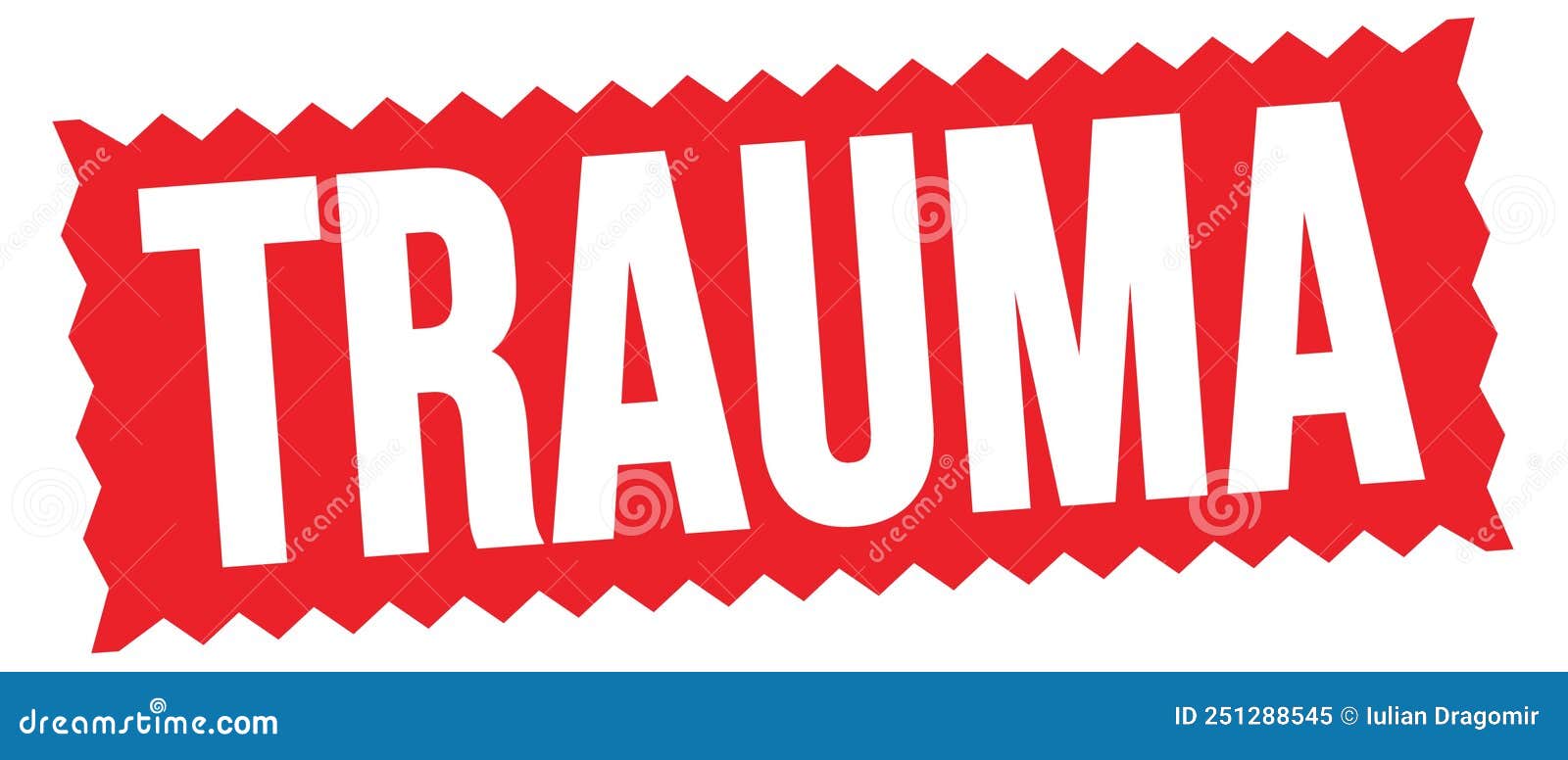 TRAUMA Text Written on Red Stamp Sign Stock Illustration - Illustration ...